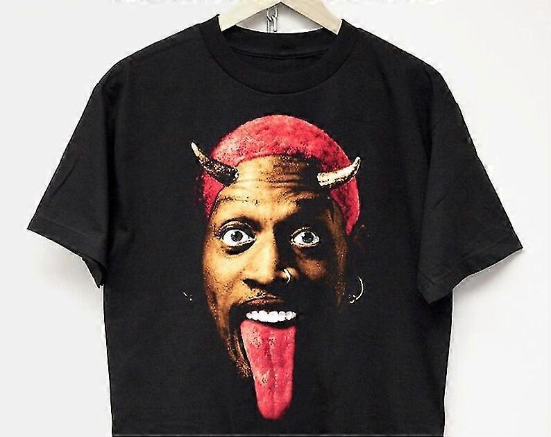 DENNIS RODMAN T-SHIRT vintage rap tee merch concert mike tyson travis ...