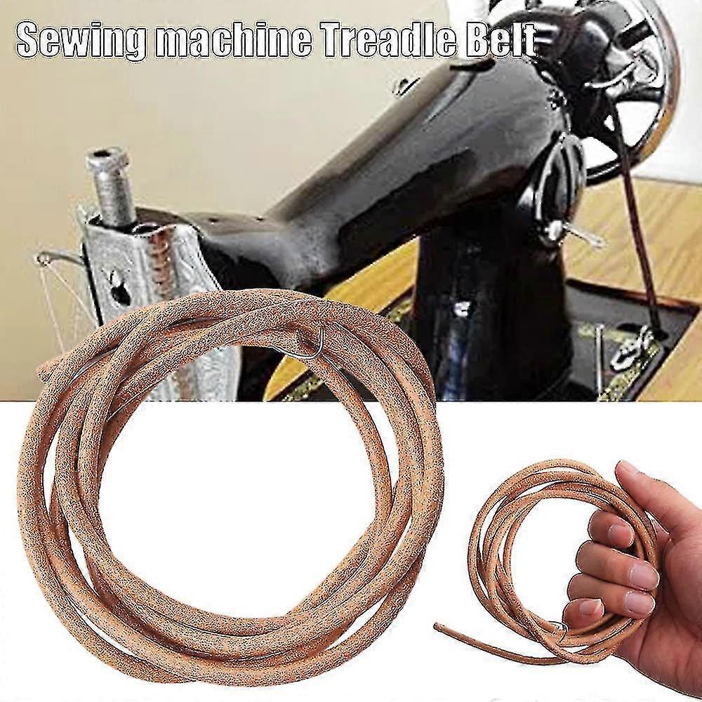2pcs 175cm Home Pedal Sewing Machine Belt Treadle Parts + Hook ...