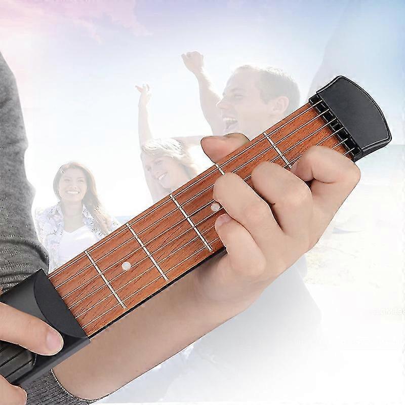 Pocket Guitar Practice Tool Portable Chord Trainer Guitar Finger ...