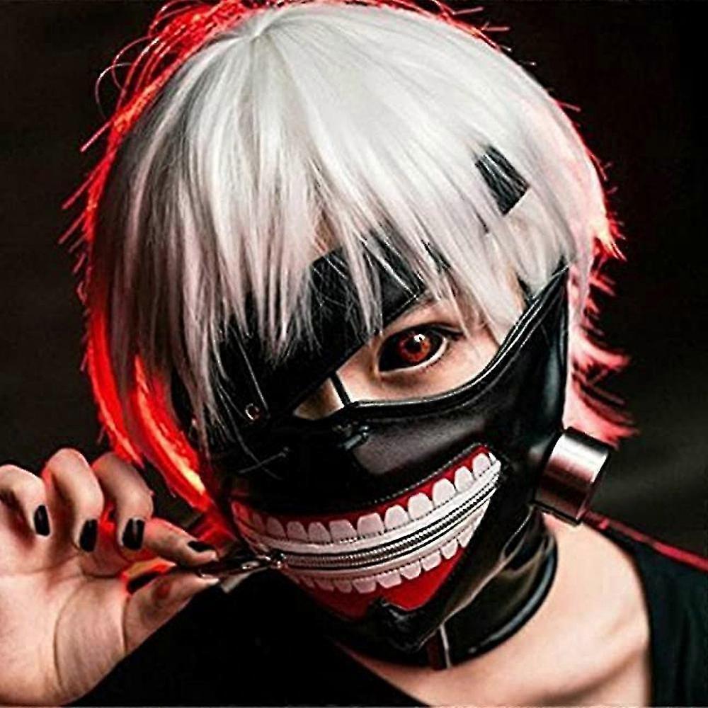Tokyo Ghoul Kaneki Ken Mask Cosplay Punk Mask Halloween Masquerade ...