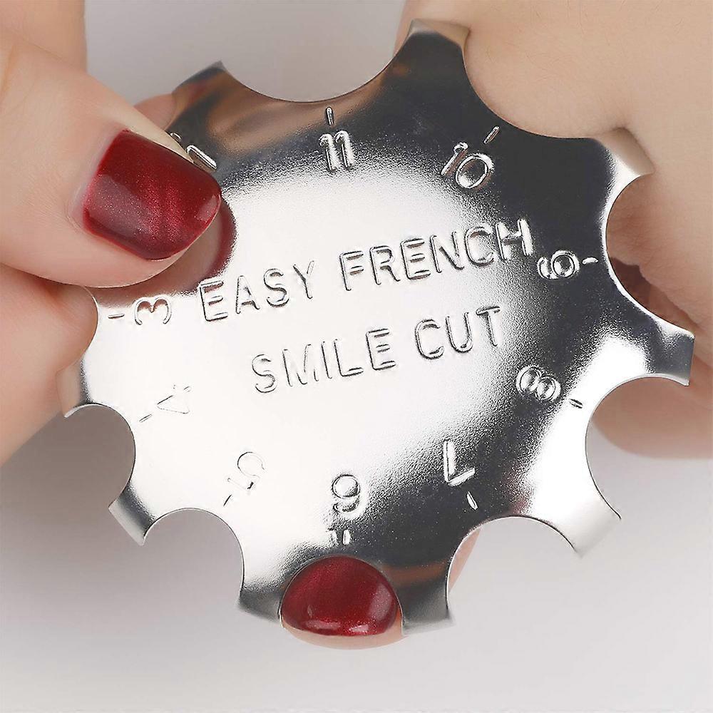 3 Pcs Manicure Edge Trimmer Nail Art Edge Trimmer French Smile Line ...