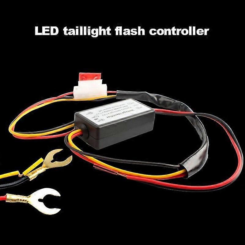 DRL Controller Auto Car LED Daytime Running Light Relay Harness Dimmer On/Off 12-18V Fog Light ...
