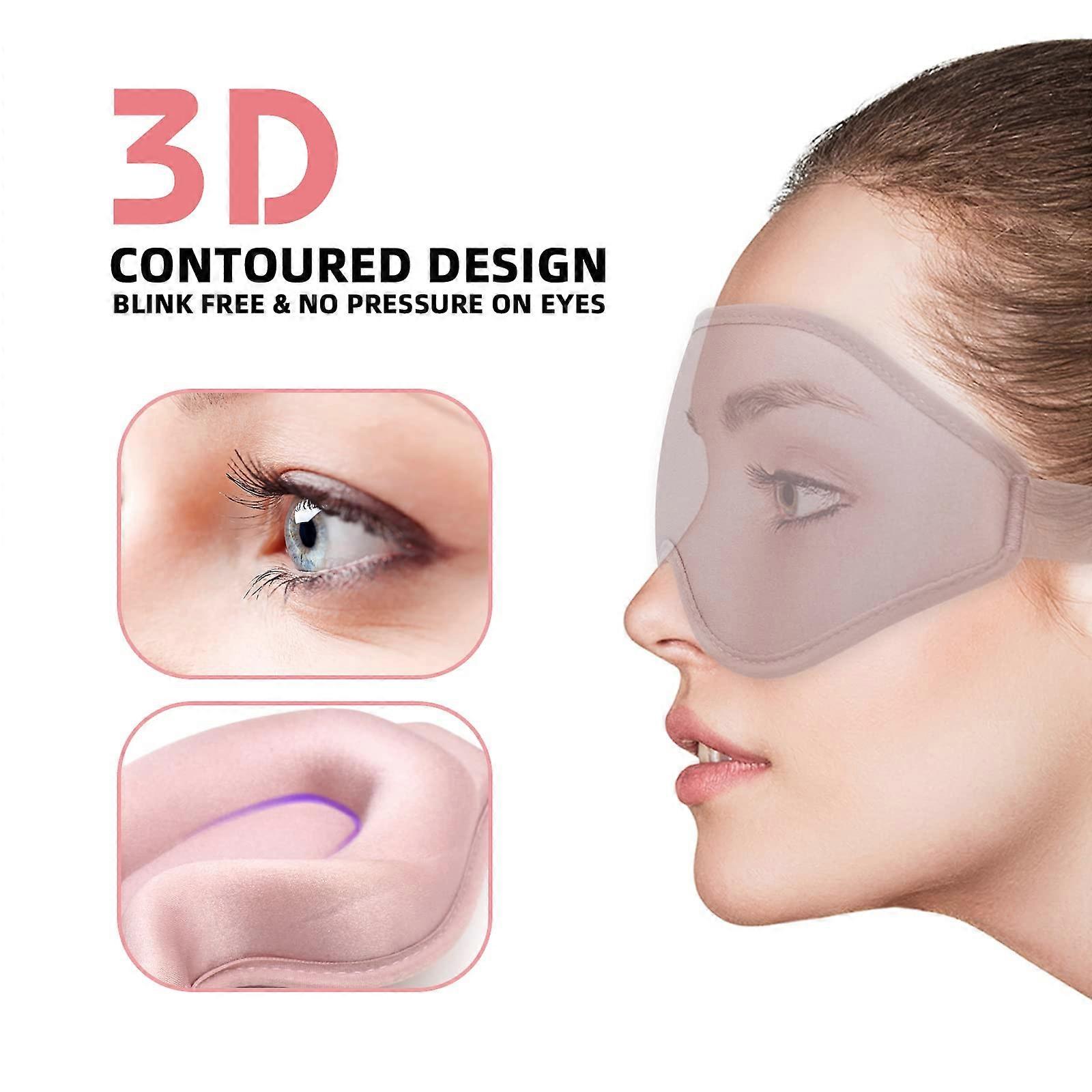 Sleep Mask, 3D Deep Contoured Eye Covers for Sleeping, 99% Block Out ...
