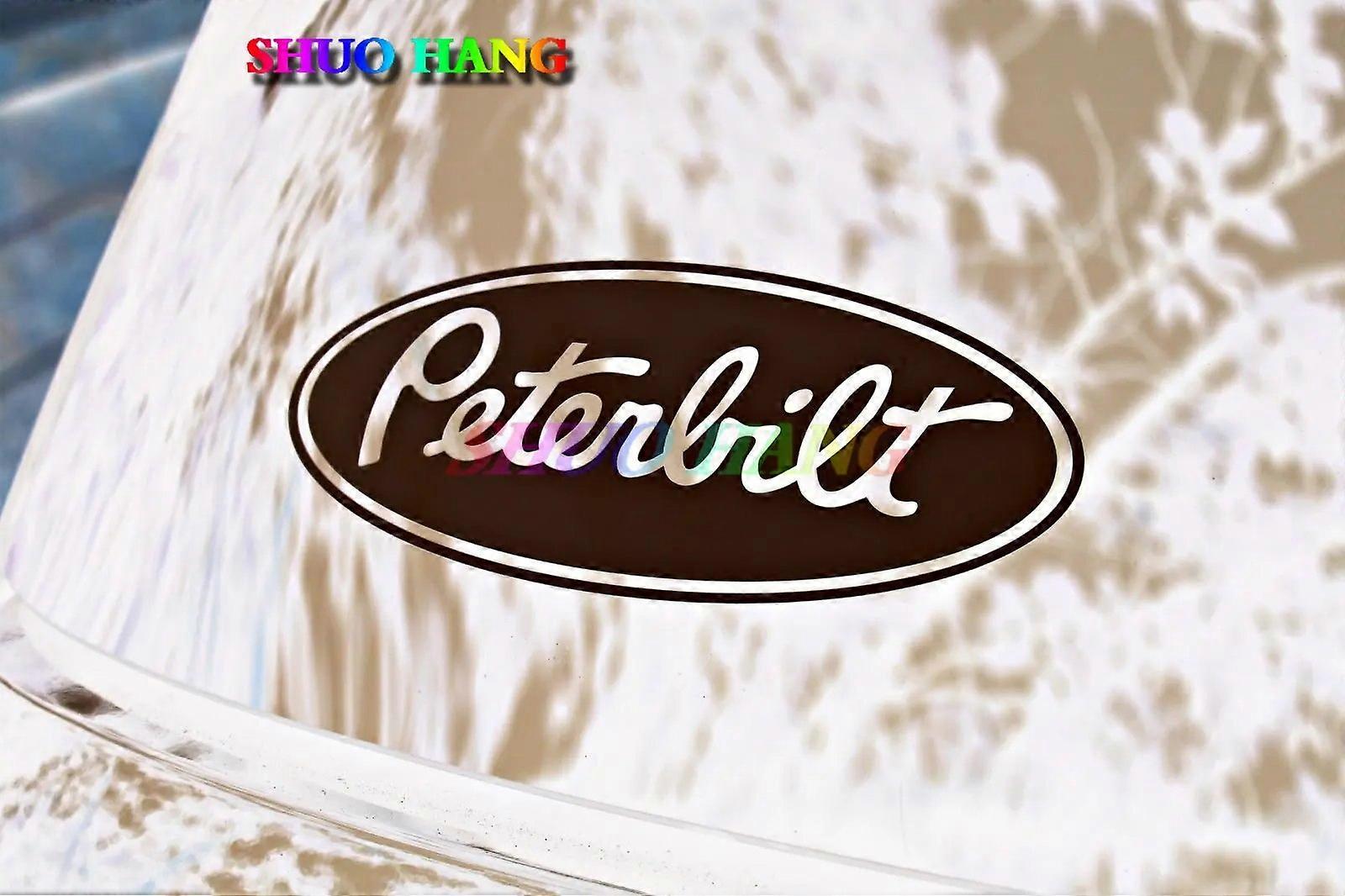 Peterbilt Truck Logo Big Rig 18 Wheeler Logo Multicolor Vinyl Decal ...