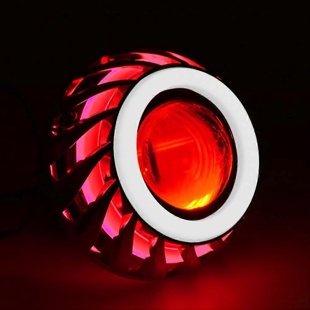 Car Led Angel Devil Eyes Head Lamp Projector Lens Light High/low Beam ...
