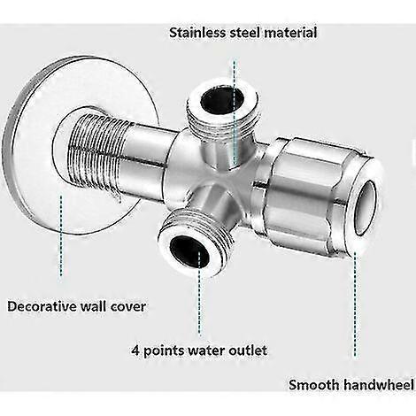 Stainless Steel Angle Valve Double Angle Valve Diverter Valve Double ...