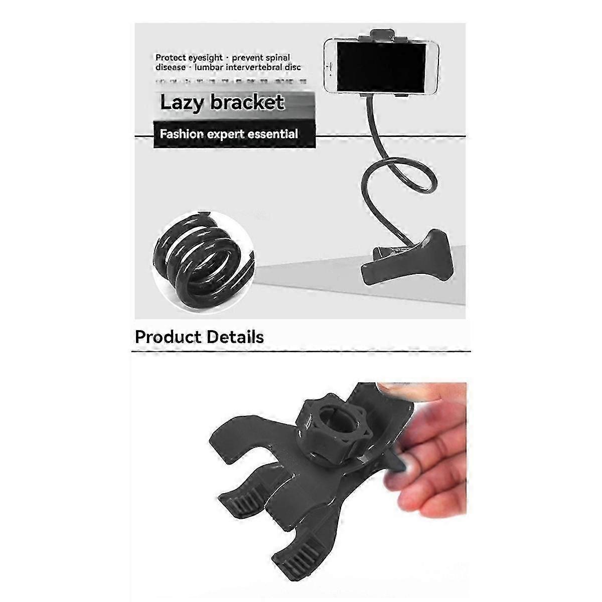 Mobile Phone Holder Flexible Lazy Holder Adjustable Cell Phone Clip ...