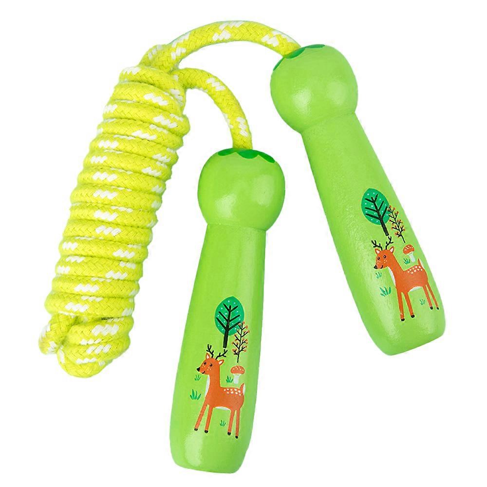 Cotton Skipping Rope with Wooden Handle, Adjustable for Kids - Ideal ...