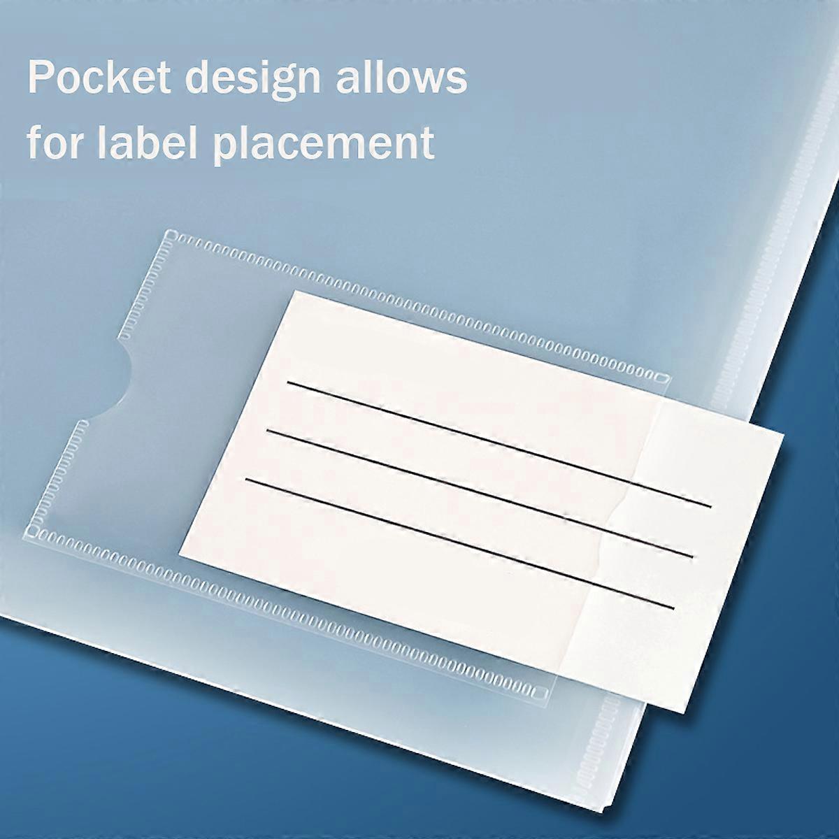 Clear Document Folders, Transparent Document Pouches With Snap Button ...