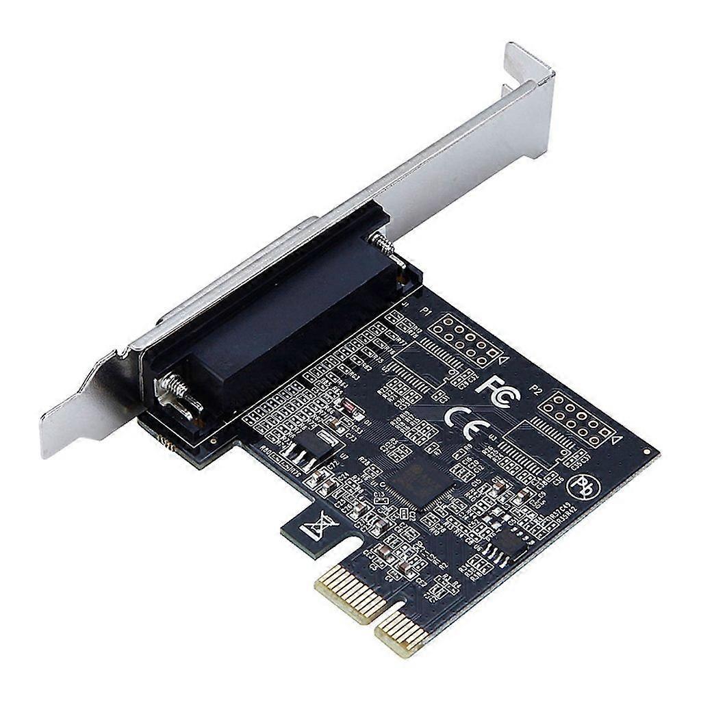 Parallel Port DB25 25Pin PCIE Riser Card LPT Printer to PCI-E for Express Cards Converter ...