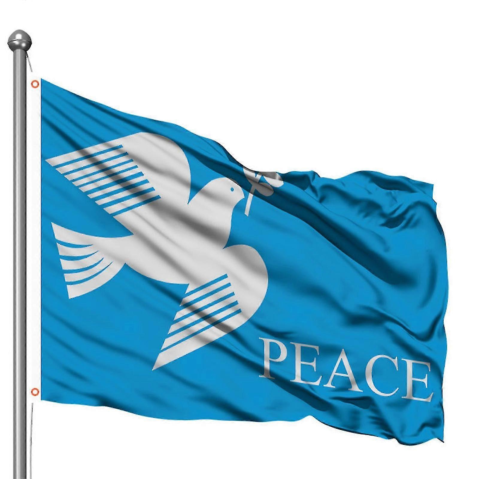 Peace Sign Flag 3x5 Ft Outdoor Garden Decor Porch Lightweight Flag - Uv ...