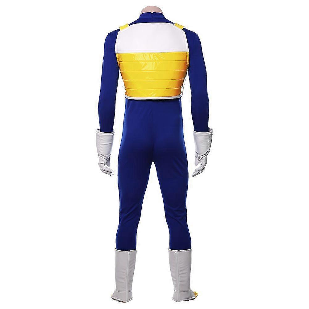 Adult Men Z Vegeta Cosplay Costume Jumpsuit Vest Fantasia Outfits ...