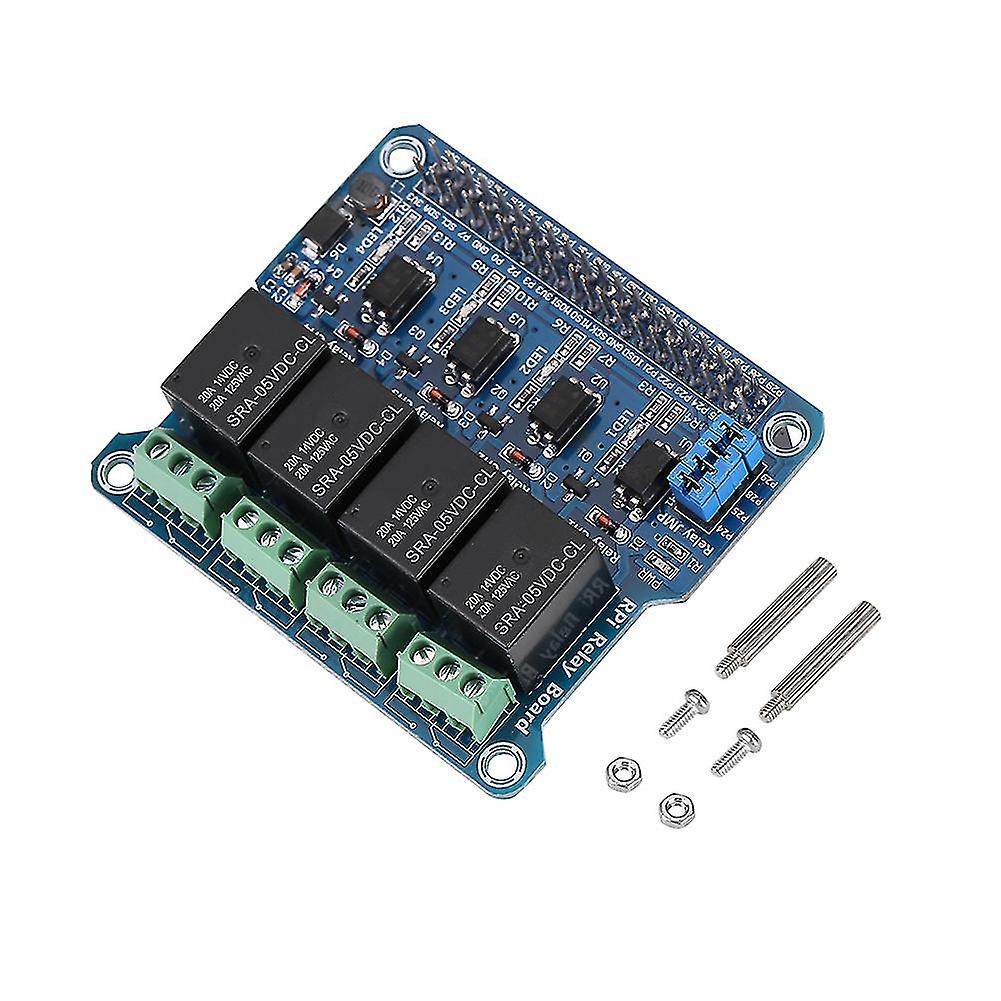 Power relay board expansion module shield supports rpi a + / b + / 2 b ...