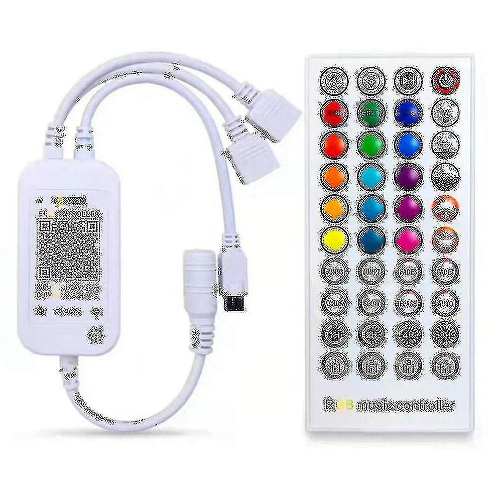 Dc5-24v Bluetooth Led Controller+40 Keys Remote Control App Control And ...