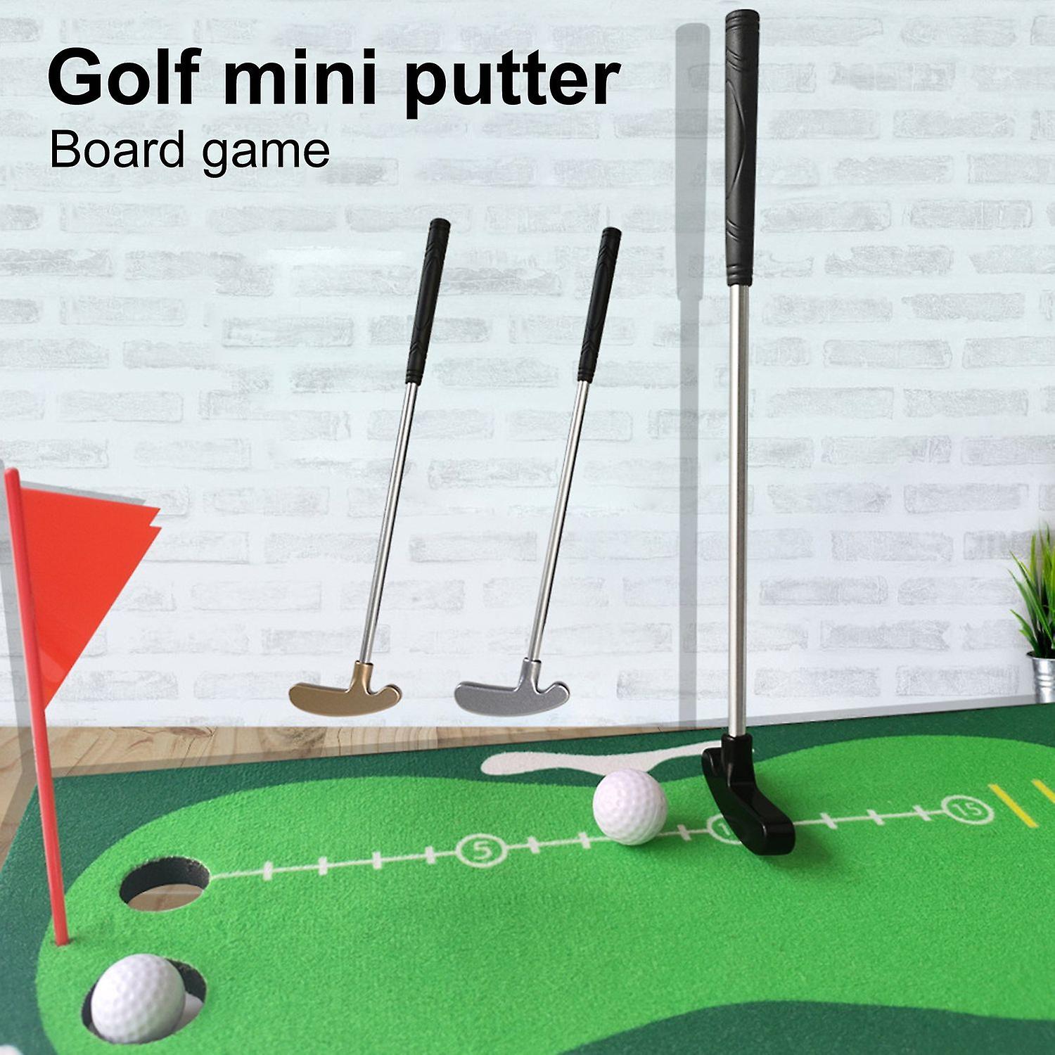 1 Set Mini Golf Putter Club with 2 Golf Balls, Table Game Golf Putter ...