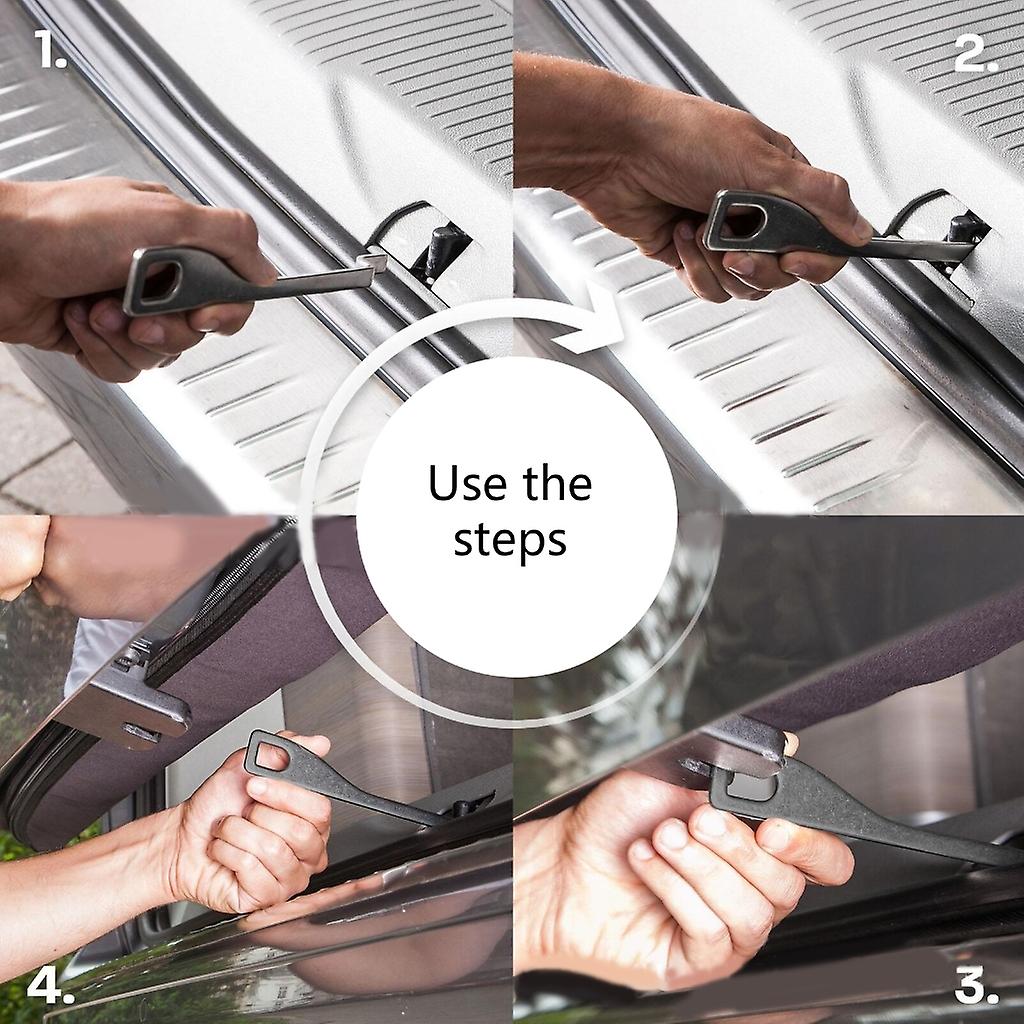 Rear Tailgate Door StandOff Stainless Steel Tailgate Fresh Air Holder ...