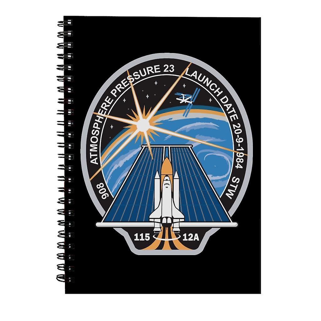 NASA STS 115 Space Shuttle Atlantis Mission Patch Spiral Notebook ...