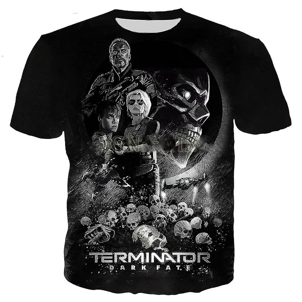 Movie Terminator Arnold Schwarzenegger T Shirt Men Women 3d Printed T ...
