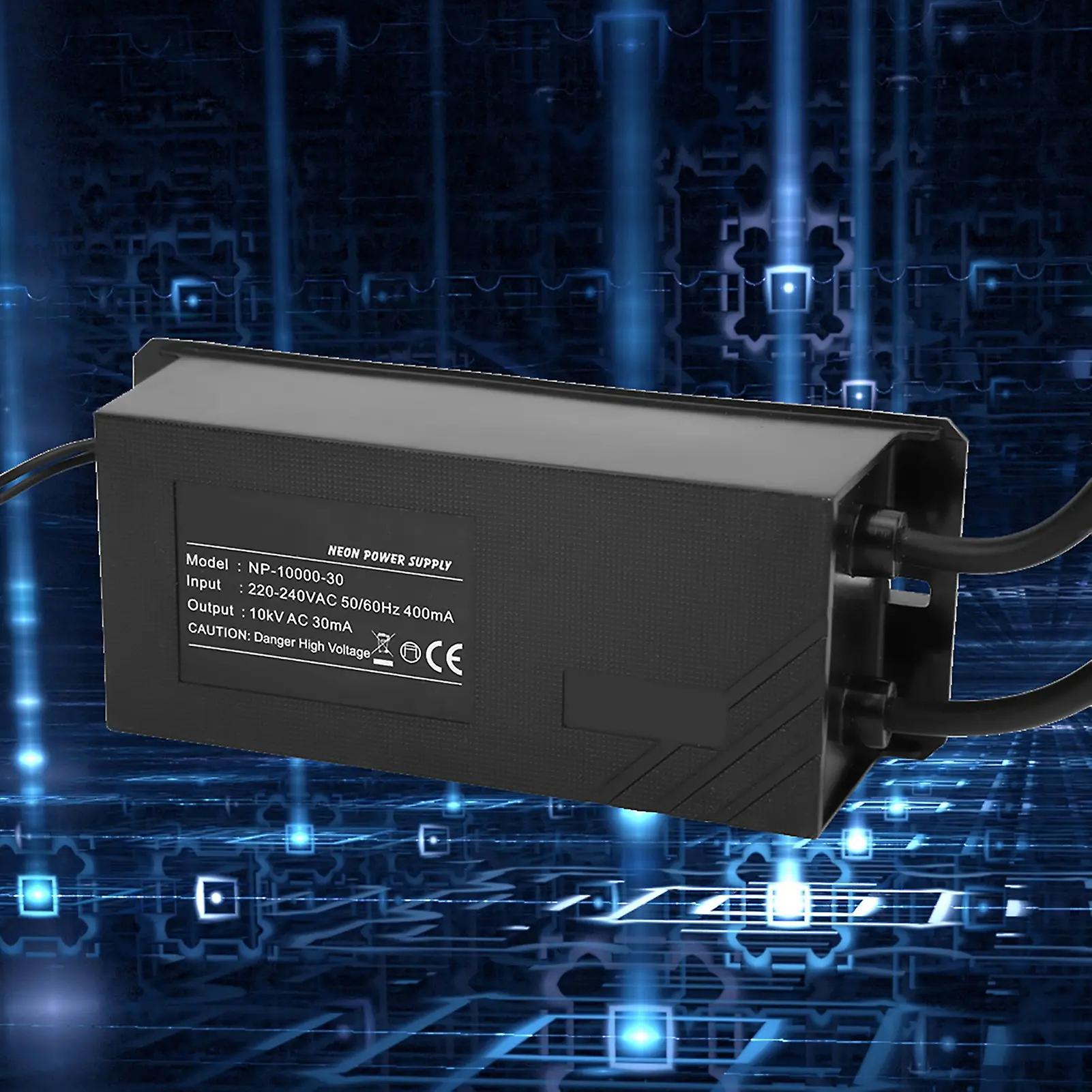 Electronic Transformer with Neons Light 10KV Low Electromagnetic ...