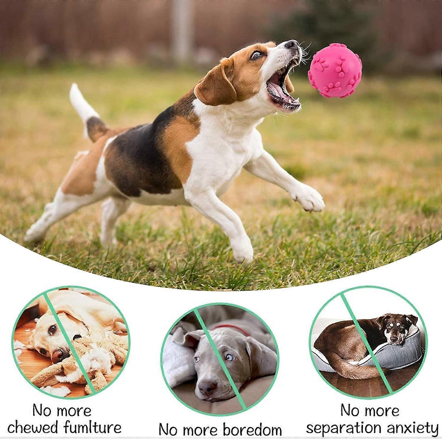 Dog Toy Ball, Dog Squeak Ball, Dog Chew Ball, Dog Ball Rubber for ...