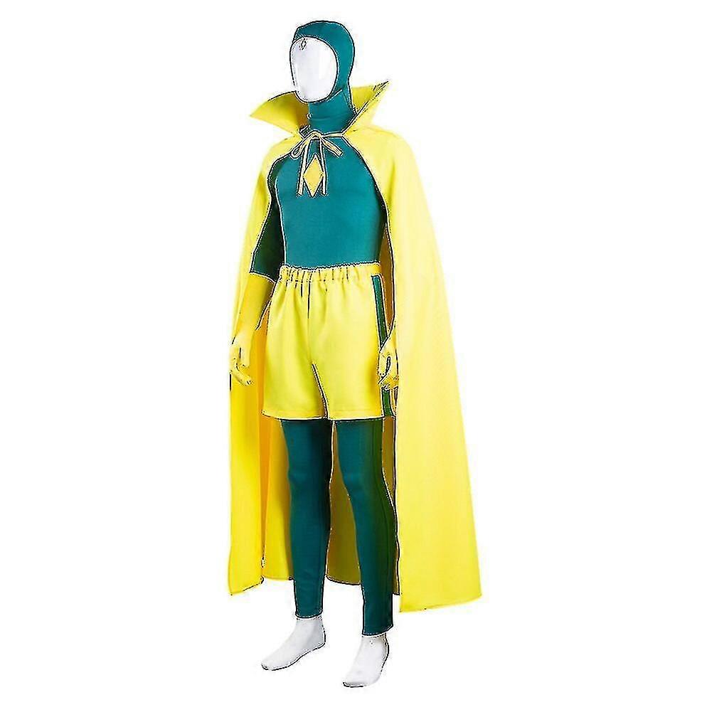 Wanda Vision Cosplay Costume Wandavision Jumpsuit Cloak Outfits ...
