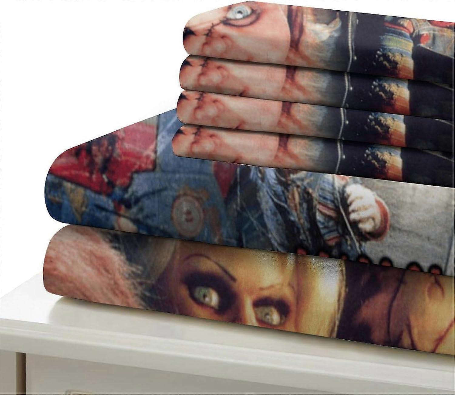 Chucky Doll Duvet Cover Set 3 Piece Soft Microfiber Bedding Set for ...