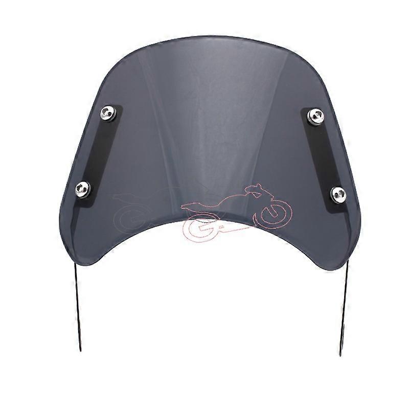 5-7 inch Motorcycle Retro Cafe Racer Headlight Windshield Instrument ...
