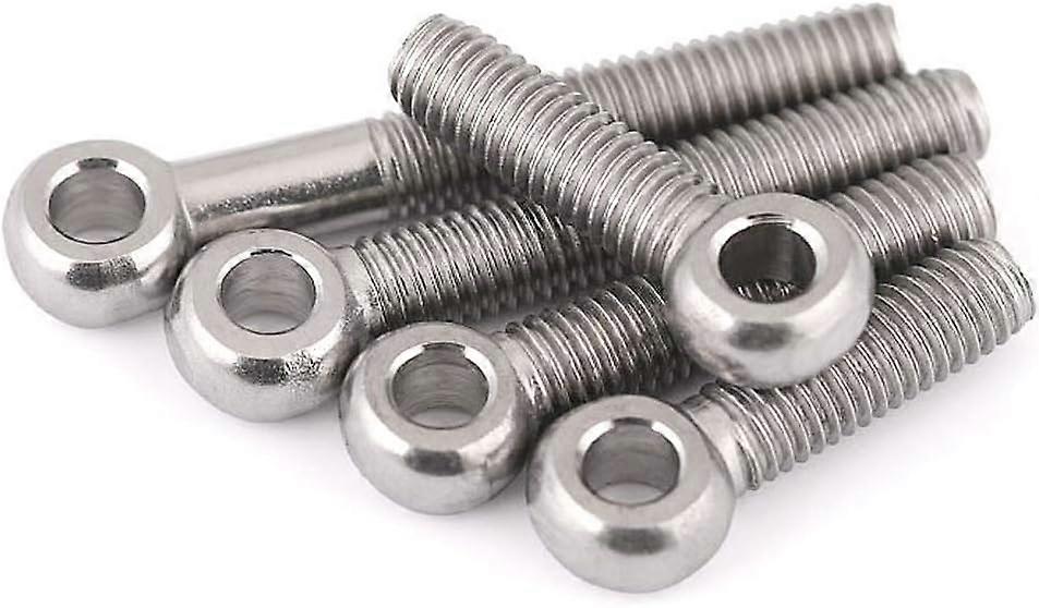 Eye Bolts, 304 Stainless Steel Welded Closed Rings M8 80mm Screw Rod ...