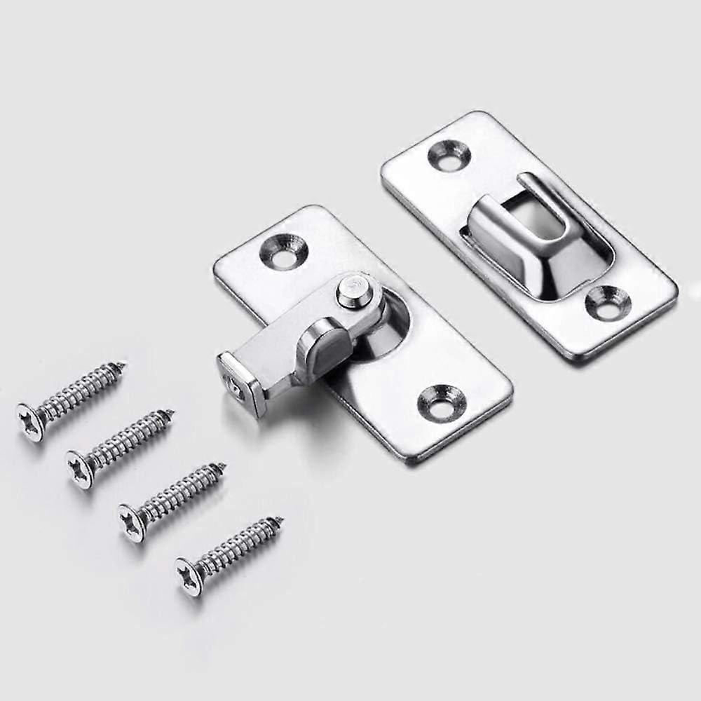 90 Degree Door Lock Right Angle Door Latch Bolt 1-3/4" Stainless Steel ...