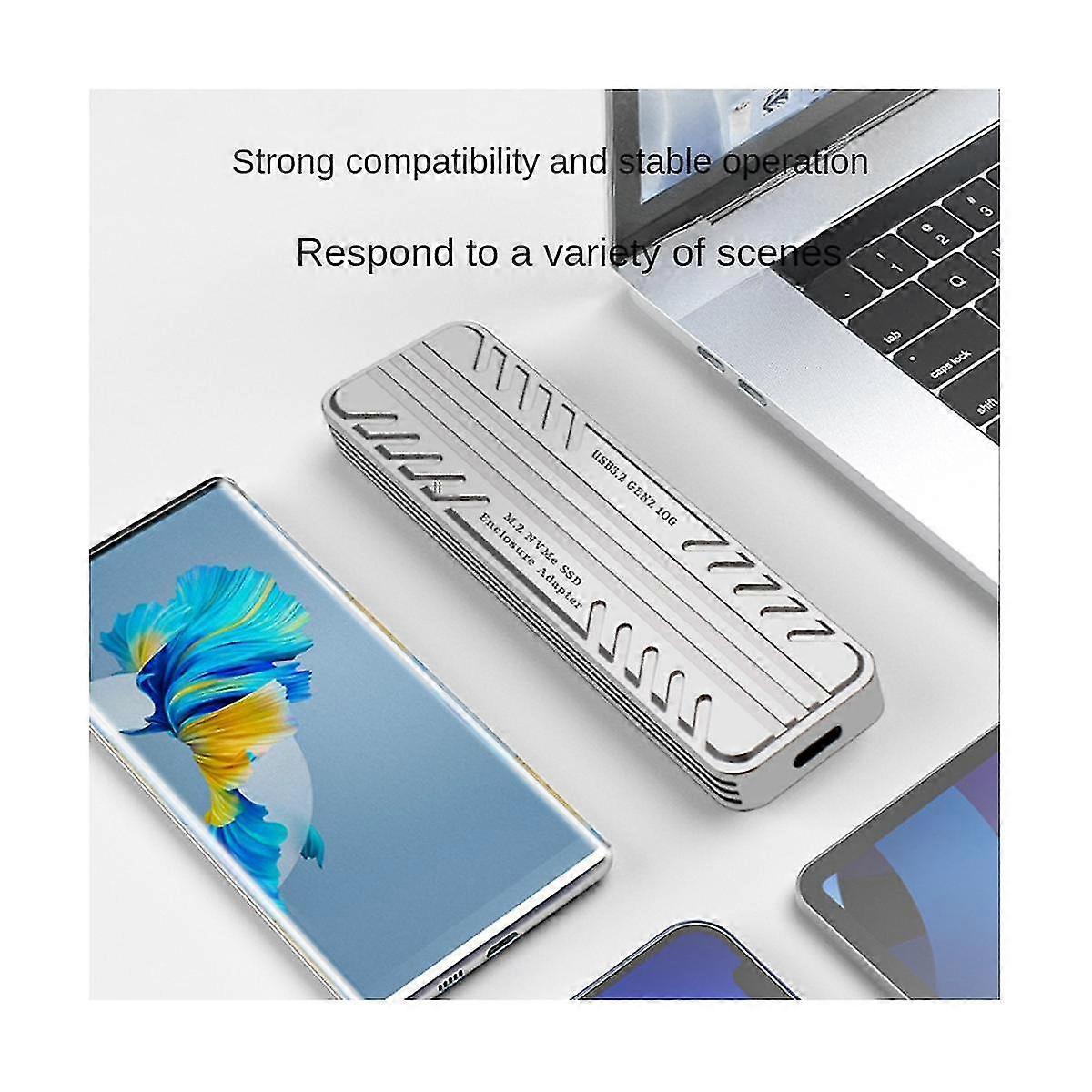 SSD Enclosure M.2 NVMe Case Enclosure USB C PCIe M2 SSD Case USB 3.2 ...