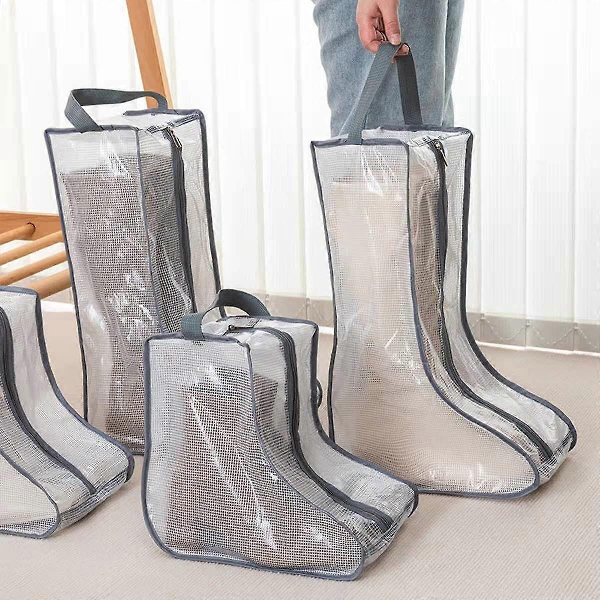 Portable Women Tall & Short Boot Storage Bags,2 Packs Tall+2 Packs ...