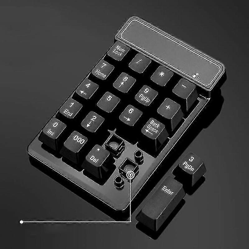 2.4ghz Mini Usb Wireless Numeric Keypad 19 Keys Number Pad Numpad ...
