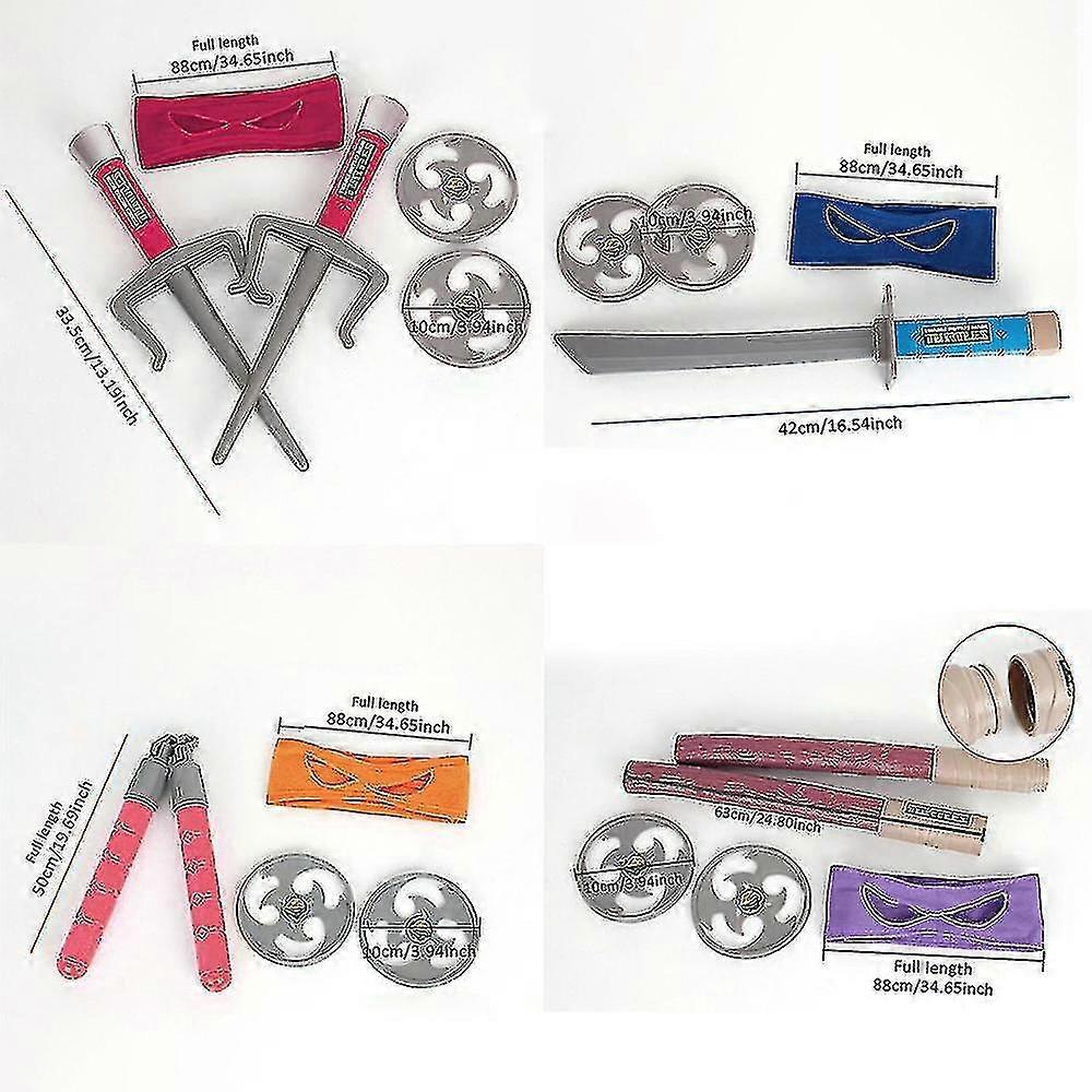 Teenage Mutant Ninja Turtles Cosplay Party Costume Props Back Shell ...