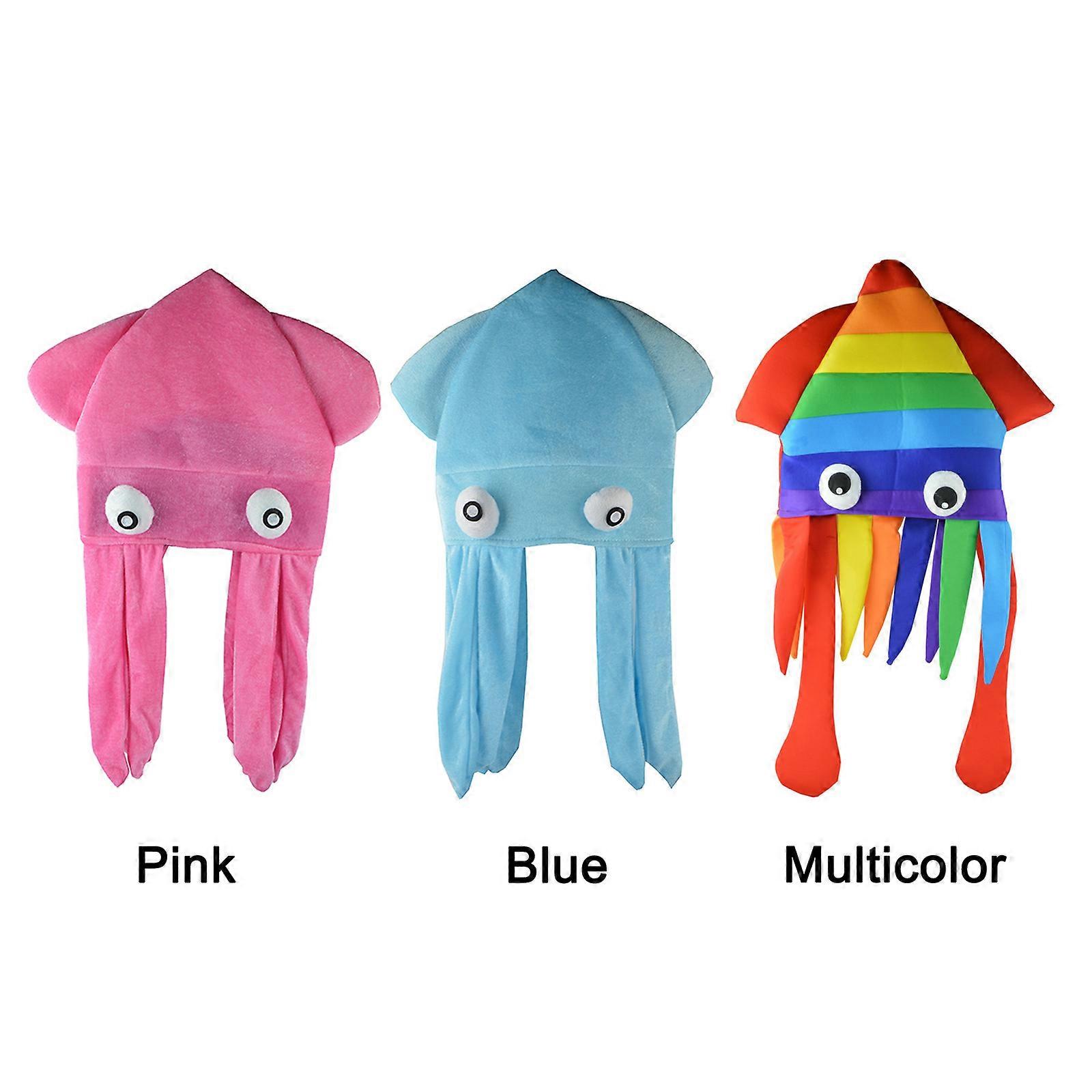Squid Hat - Rainbow Squid Hat - Sea Animal Hat - Rainbow Costume ...