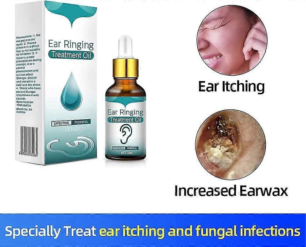 10ml Tinnitus Ear Drops, Ringing In The Ear Drops 100% Natural Ear Care ...