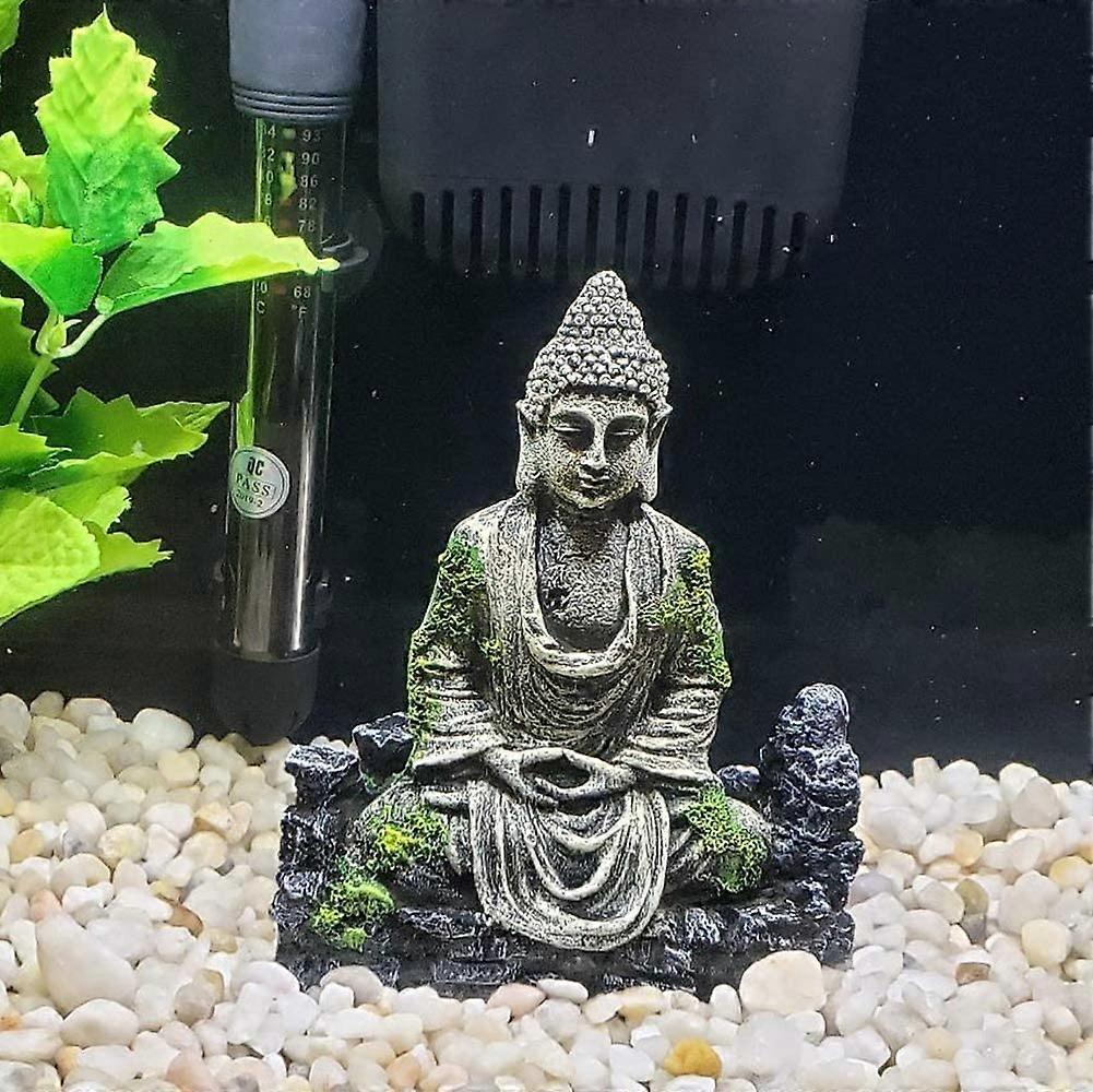 Aquarium Buddha Statue Decorations - Fish Tank Decor Ornament Fish Tank ...