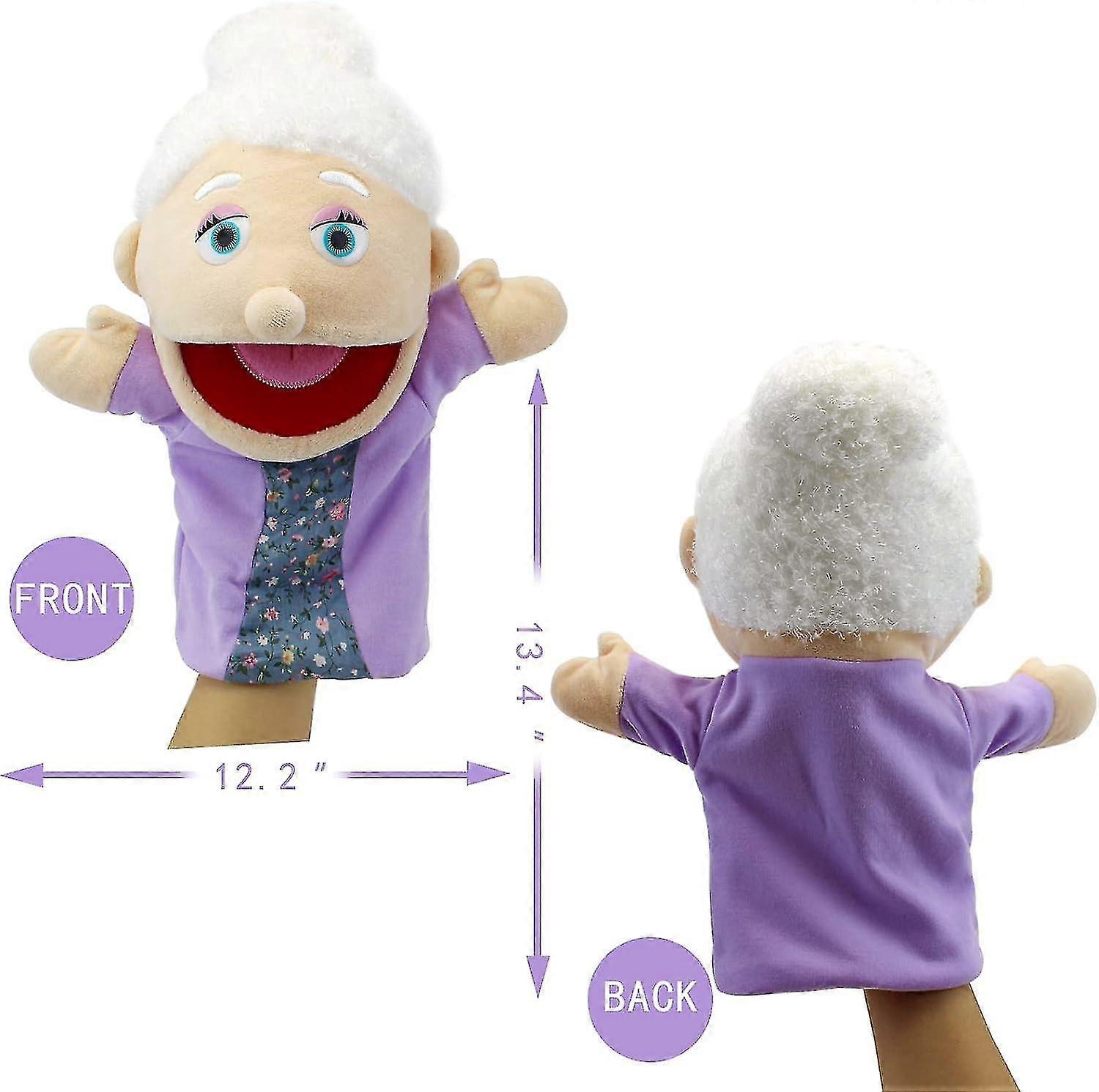 Family Hand Puppets,puppets For Kids Role Paly Family Members 13.4 Inch ...