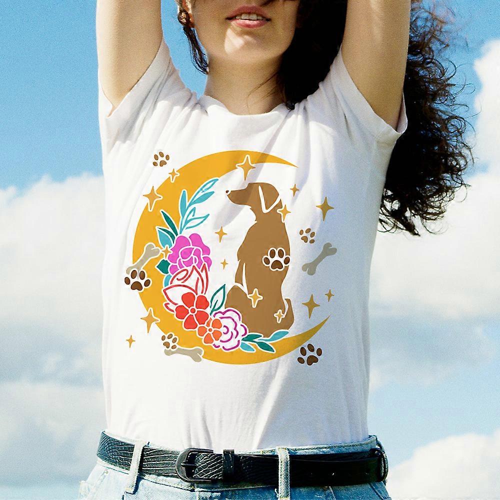 Dog Moon Stencil 11.811.8inch Large Floral Dog Paw Print Moon Star ...