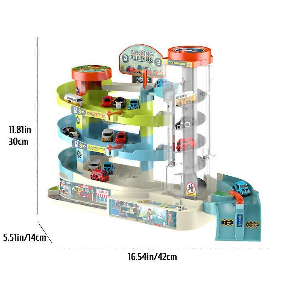 Car Adventure Toy for Kids Electric Rail Car Ramp Toys Car Race Track ...