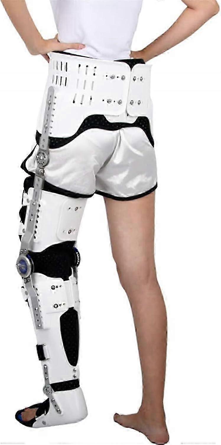 Hinged Knee Hip Support Brace, Hip Knee Ankle Foot Orthosis Leg ...