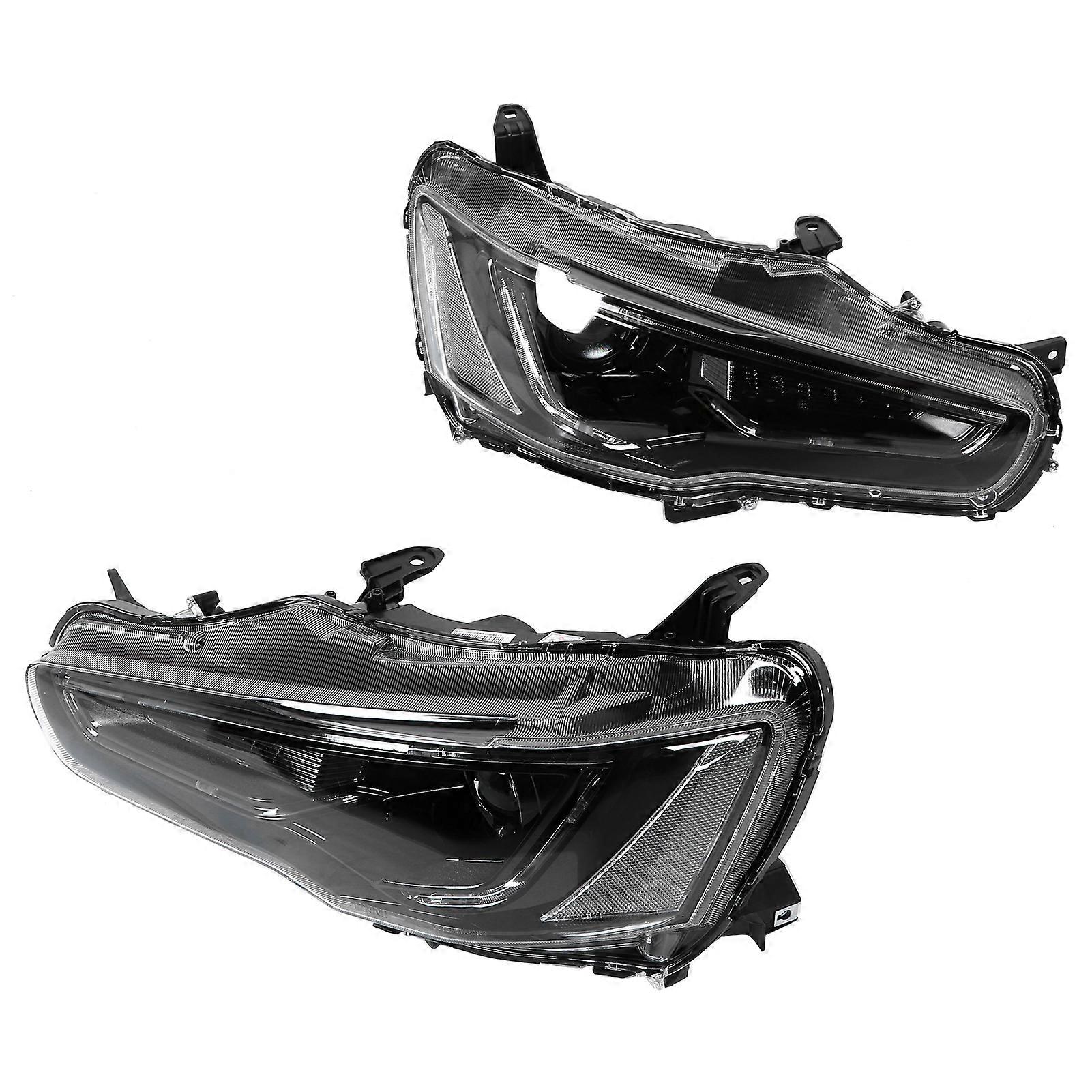 VLAND LED Dual Beam Projector Dynamic Headlights Blackout Fit for ...