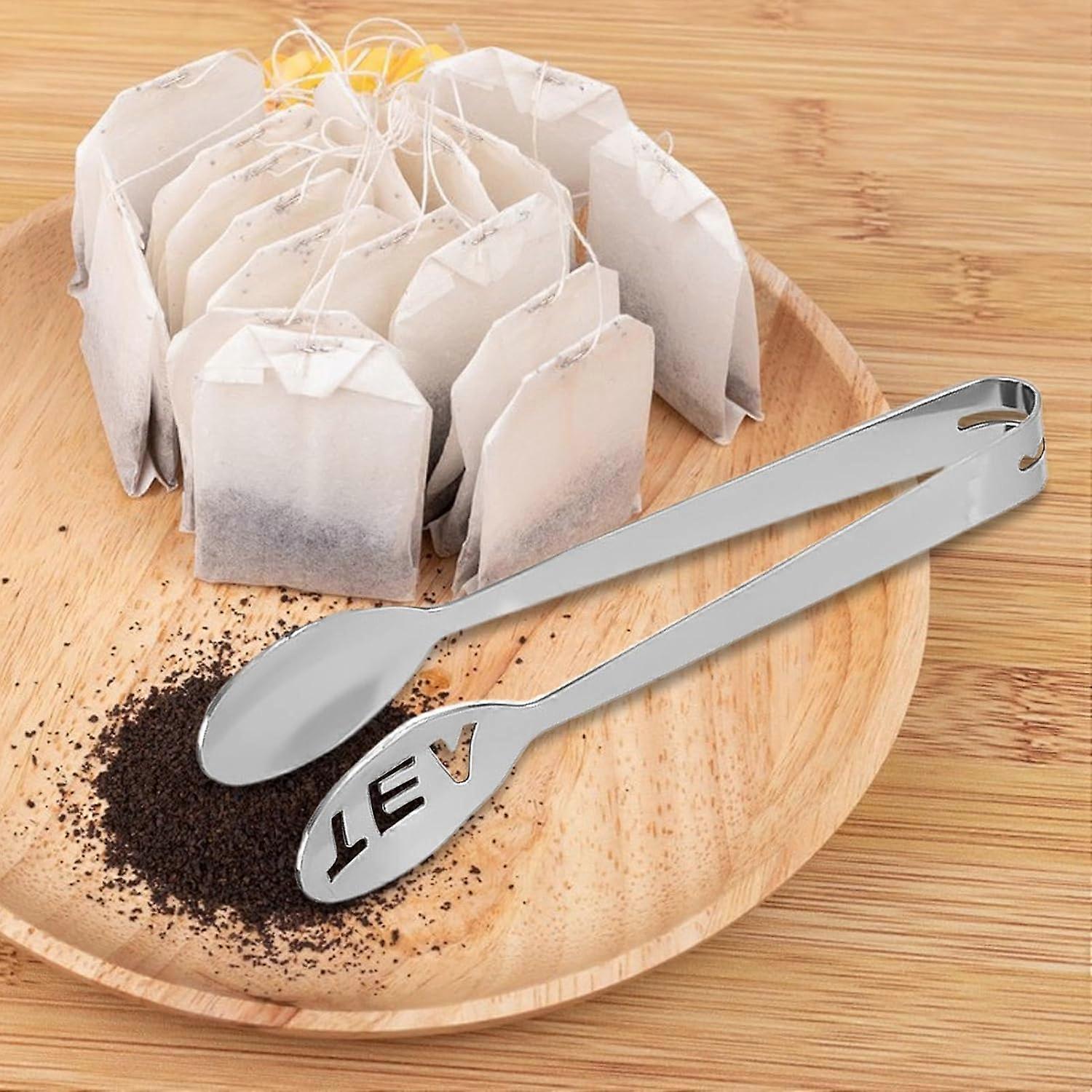 Tea Bag Press, Stainless Steel Tea Press Tongs - Multifunctional Tea ...