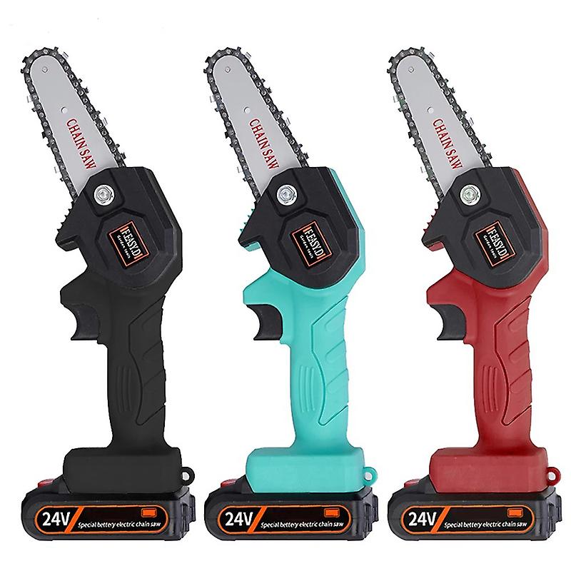 Mini Pruning Saw 4 inch Rechargeable Garden Logging Chain Saw Hand-held ...