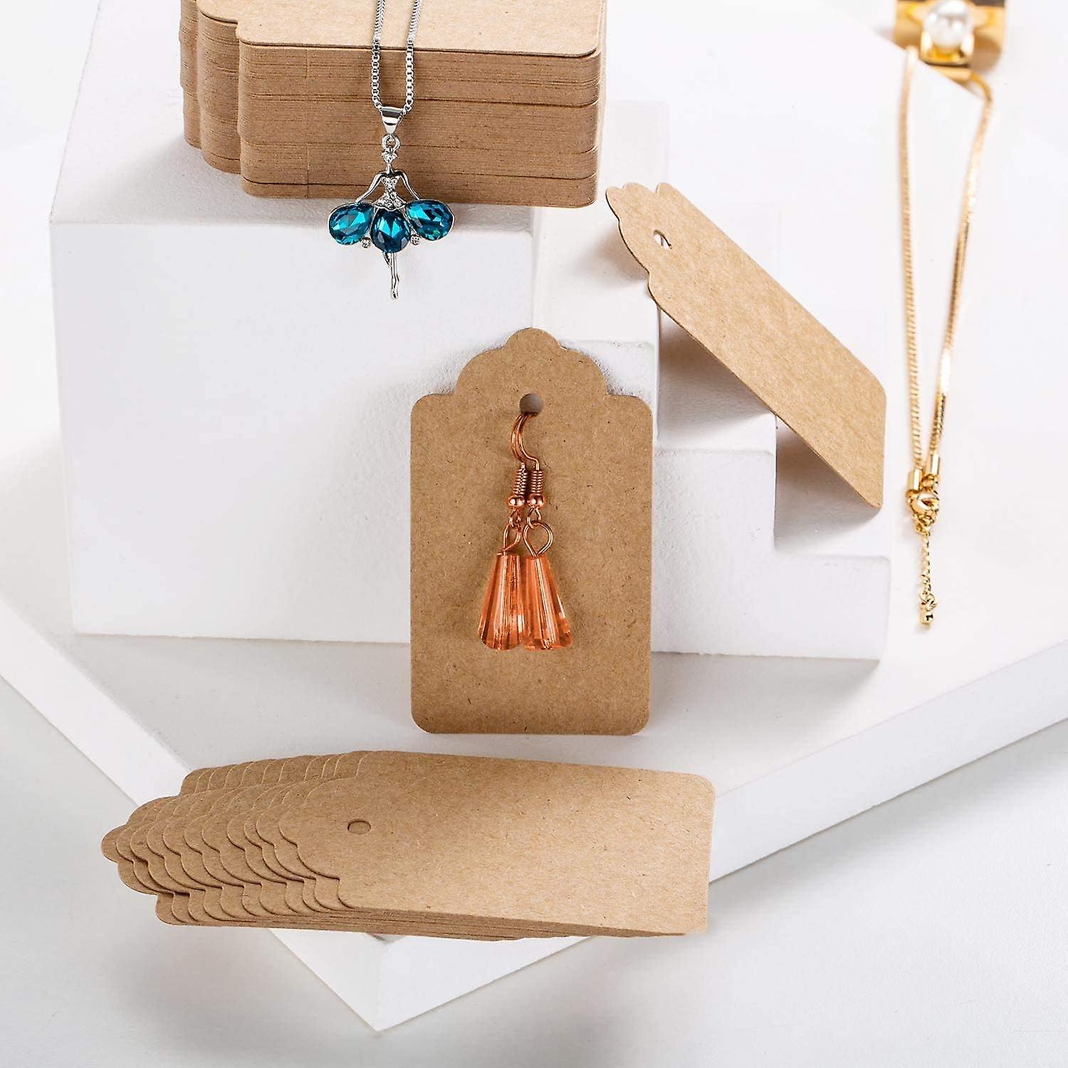100pcs Premium Gift Tags, Double-sided Available Kraft Paper Price Tags ...