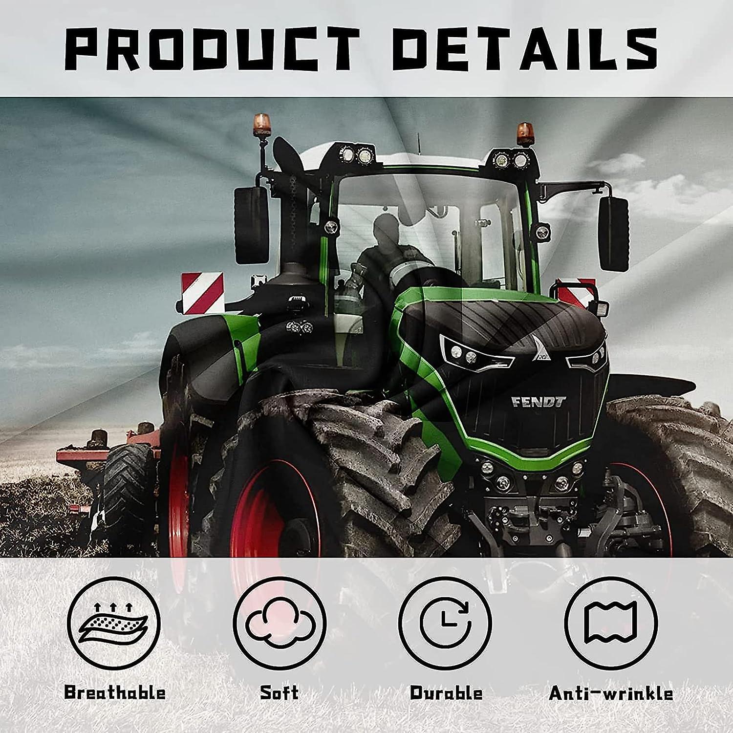 Tractor Duvet Cover Set 2/3 Piece Boys Tractor Bedding Set With ...