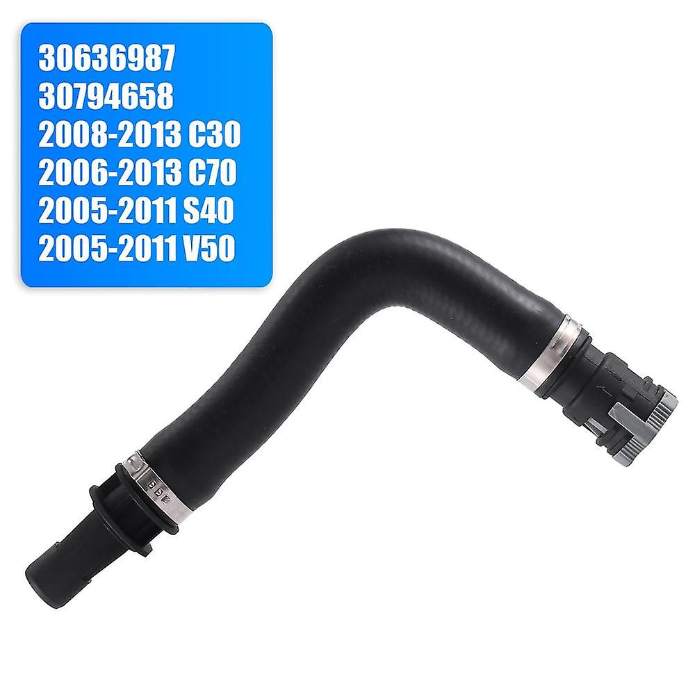 New Rubber Radiator Hvac Heater Hose Outlet Hose For 2004-2013 C30 C70 ...