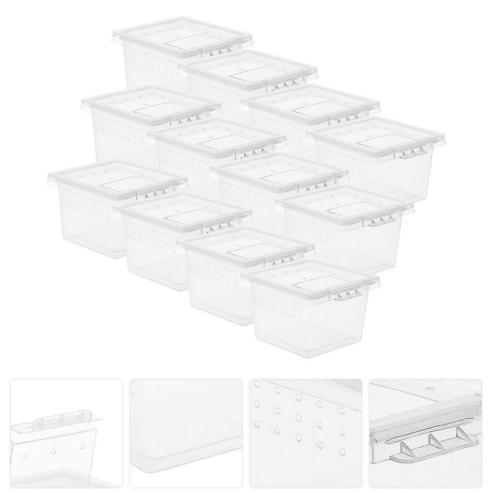 20 Pcs Small Terrarium Feeding Snake Cage Reptile Container Snake ...