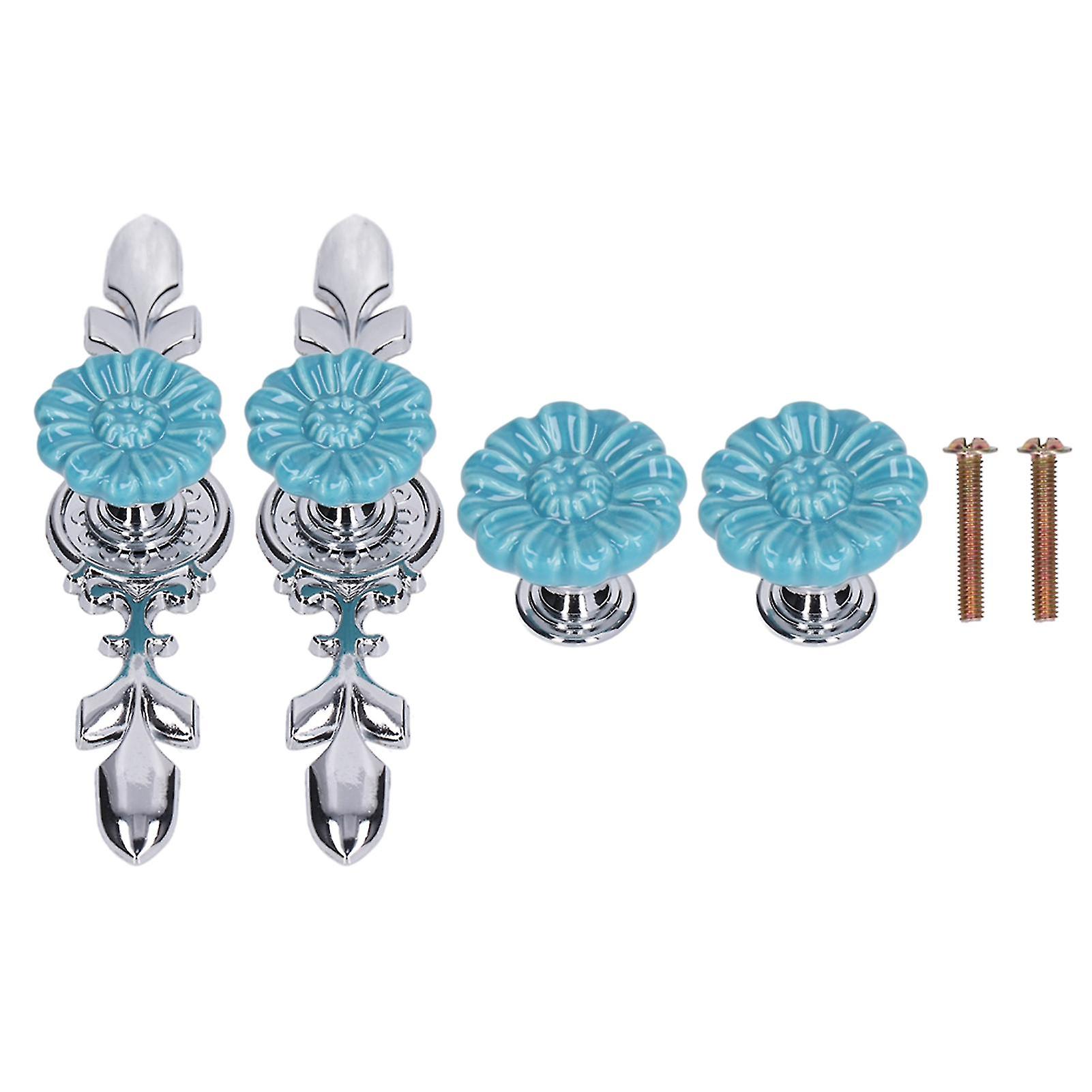 Zinc Alloy Cabinet Knob Set - Single Hole Closet Drawer Wardrobe Knob ...