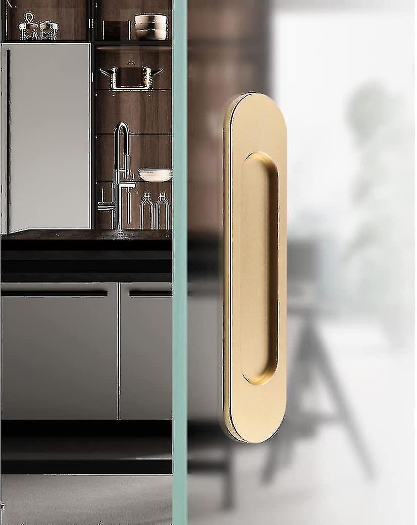 Door Pull Handle Self-stick Oval Sliding Door Pulls For Sliding Barn ...