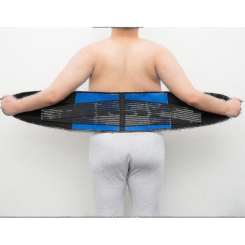 Big Size 5xl 6xl Lower Back Support Brace Male Waist Back Posture ...